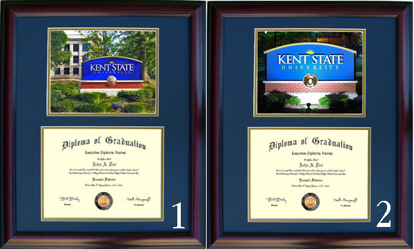 Executive Diploma Frames - All frames $99 - Kent State University